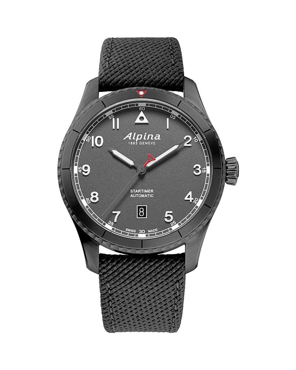 Alpina Startimer Pilot Automatic Watch, 41Mm in Gray for Men | Lyst