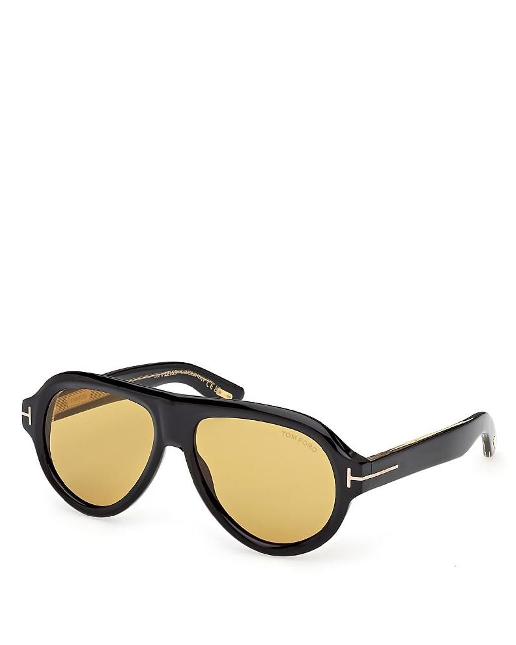 Tom Ford Icon Collection Pilot Sunglasses, 59Mm in Metallic | Lyst
