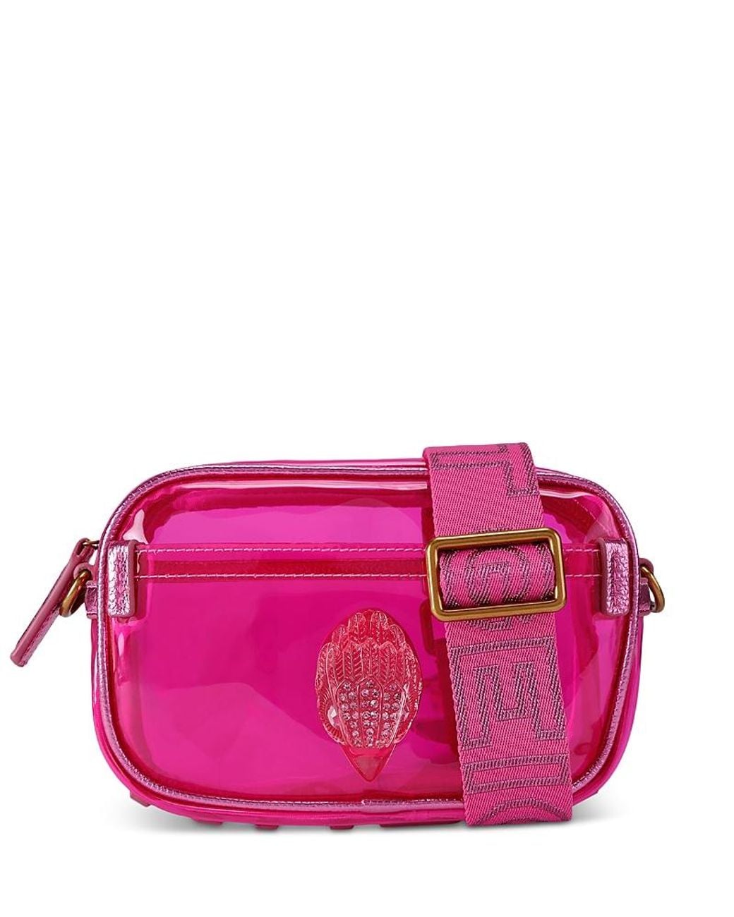 Kurt Geiger Kensington Small Vinyl Camera Bag in Pink | Lyst