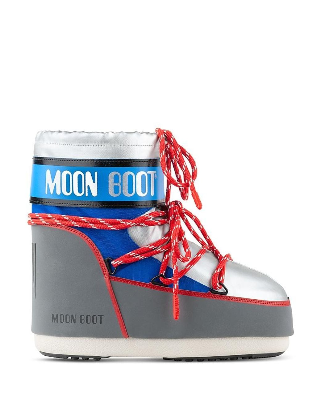 Moon Boot Mb Icon Low Space Racing Boots in Blue | Lyst