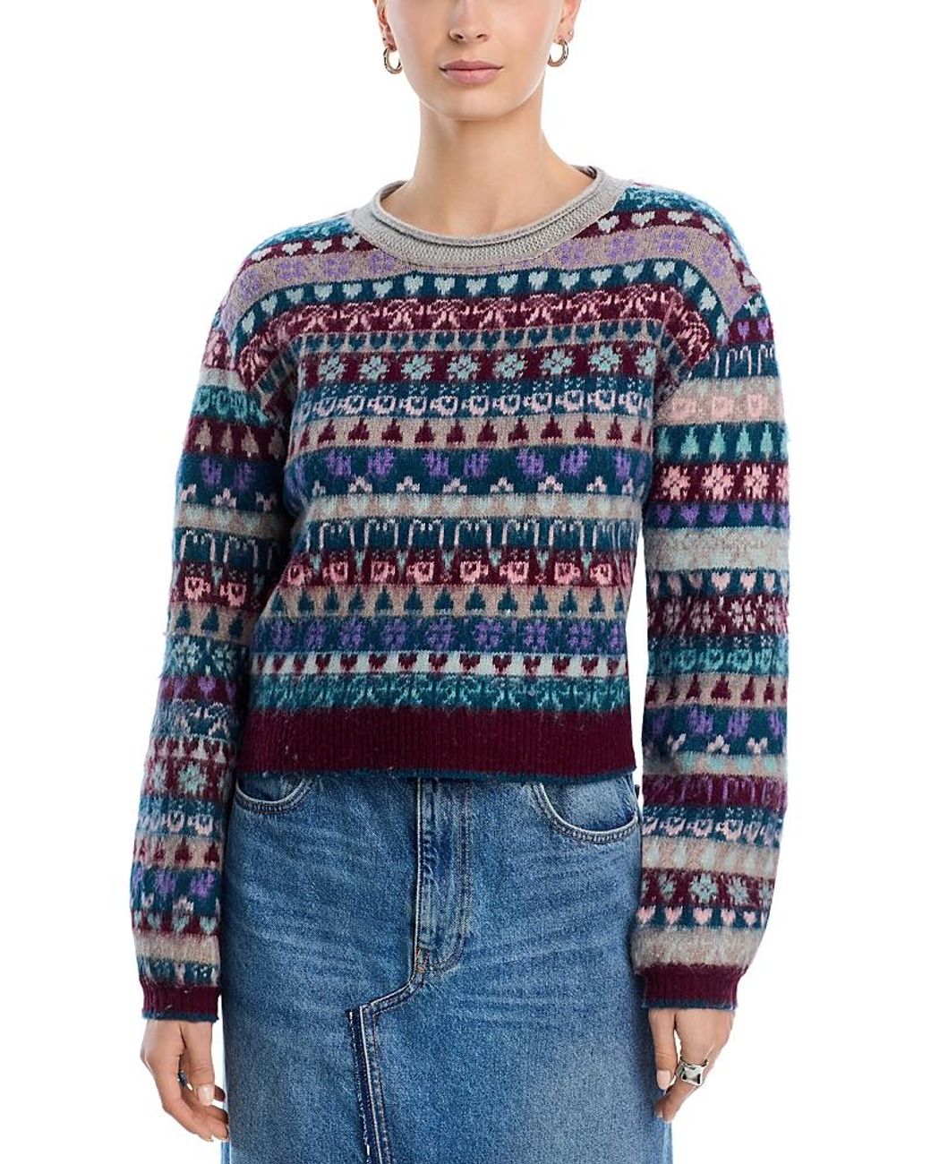 Free People Favorite Things Sweater in Blue | Lyst