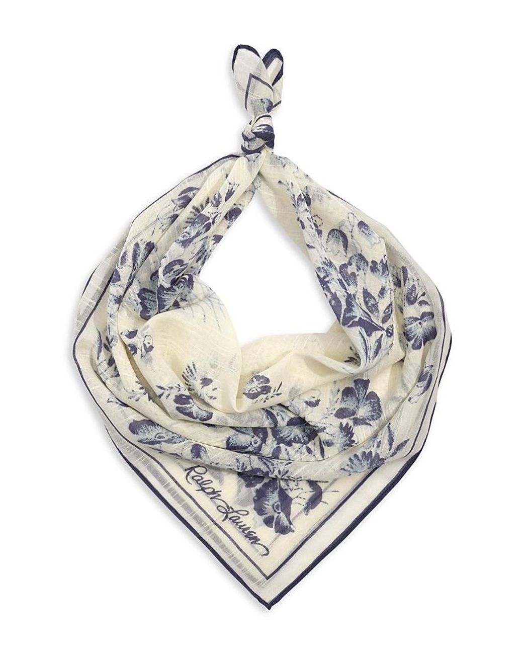 Polo Ralph Lauren Floral Bandana in Metallic | Lyst