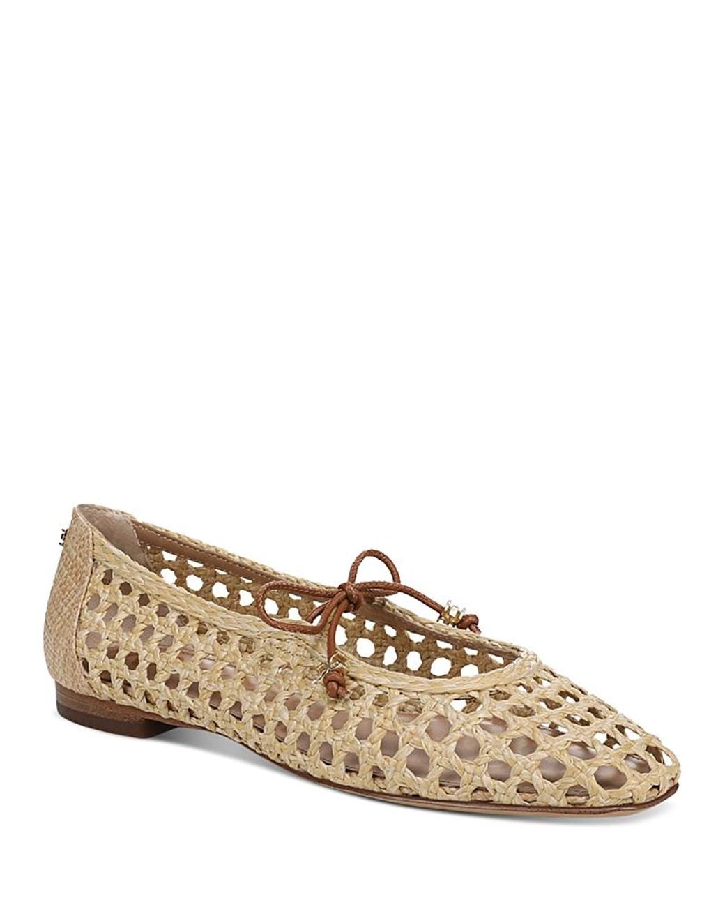 Sam Edelman Marcie Woven Flats in Natural | Lyst