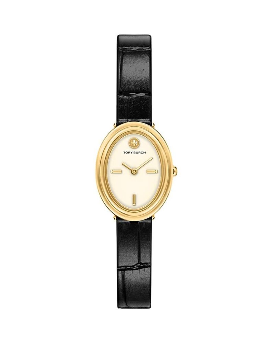 Tory Burch Oval Watch, 22Mm X 28Mm in Metallic | Lyst