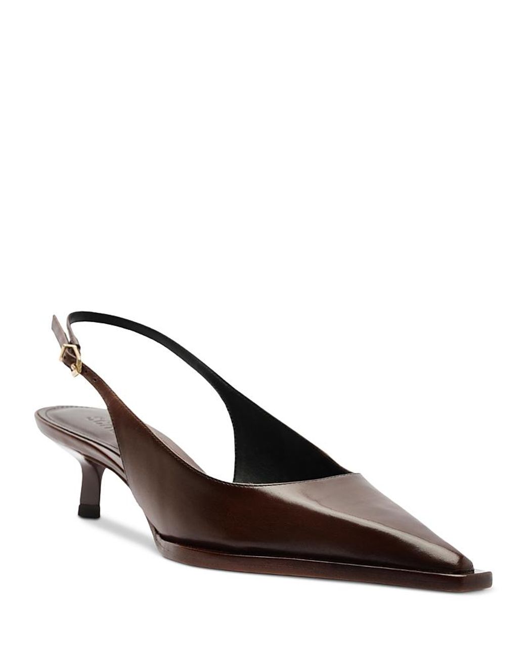 SCHUTZ SHOES Daria Slingback Pumps in Brown | Lyst