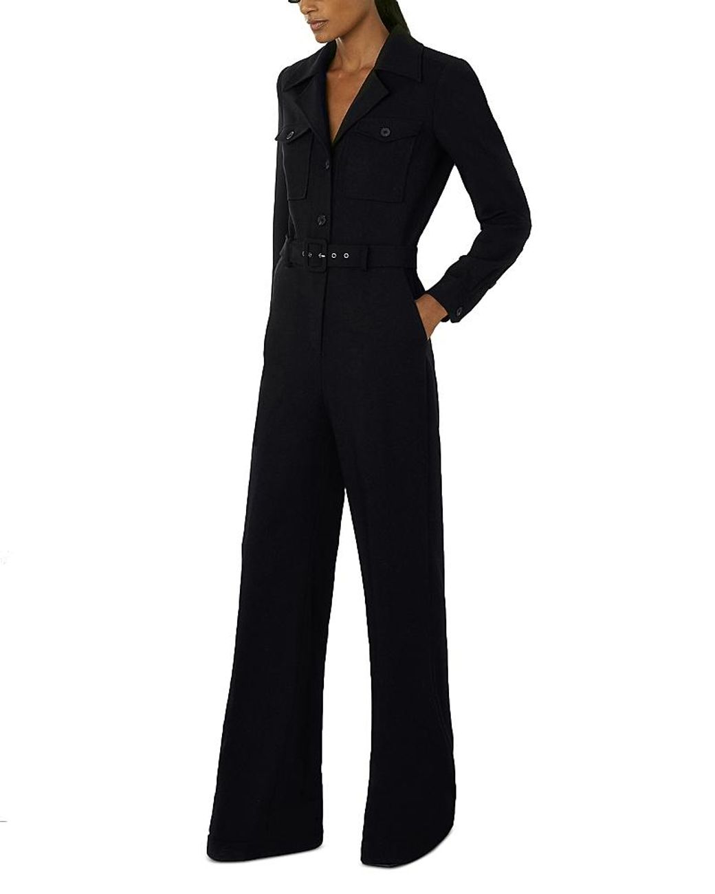 Reiss Ray Utility Tuxedo Jumpsuit in Blue | Lyst