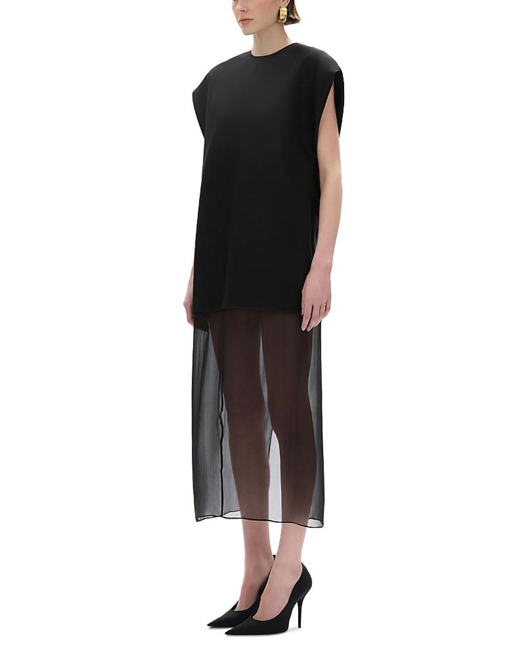 Rachel Gilbert Vida Shift Dress in Black | Lyst