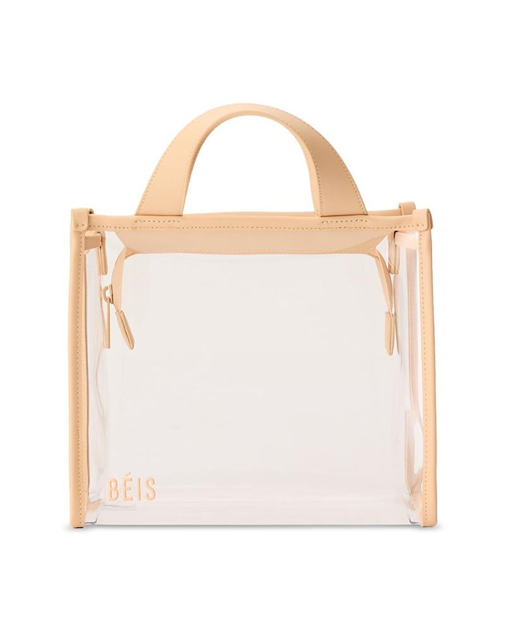BEIS The Stadium Crossbody in Natural | Lyst