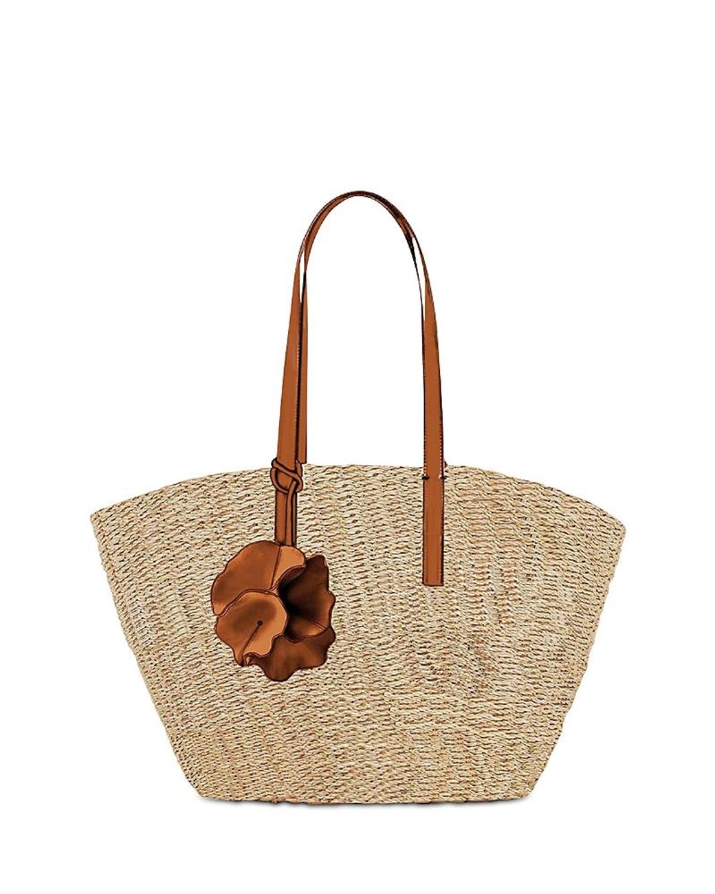 FARM Rio Woven Basket Bag in Natural | Lyst