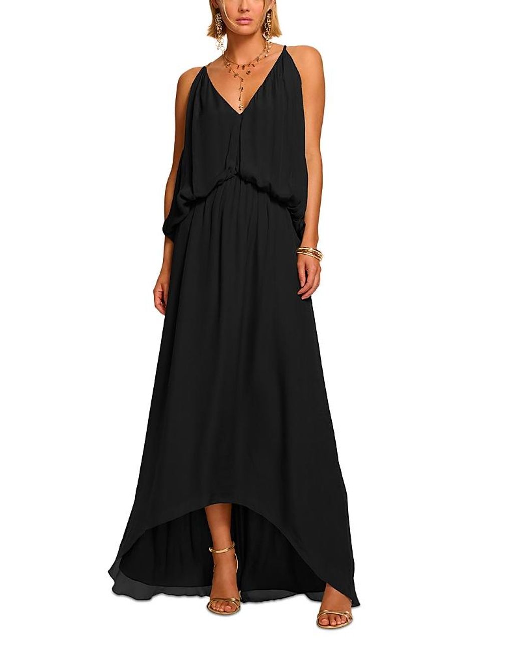 Ramy Brook Ambar Maxi Dress in Black | Lyst