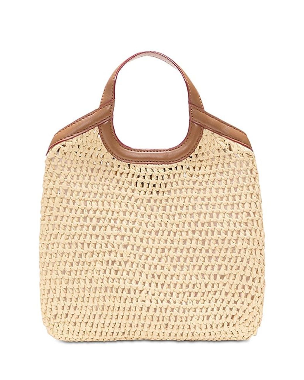 MZ Wallace Mini Crochet Georgica Tote in Natural | Lyst