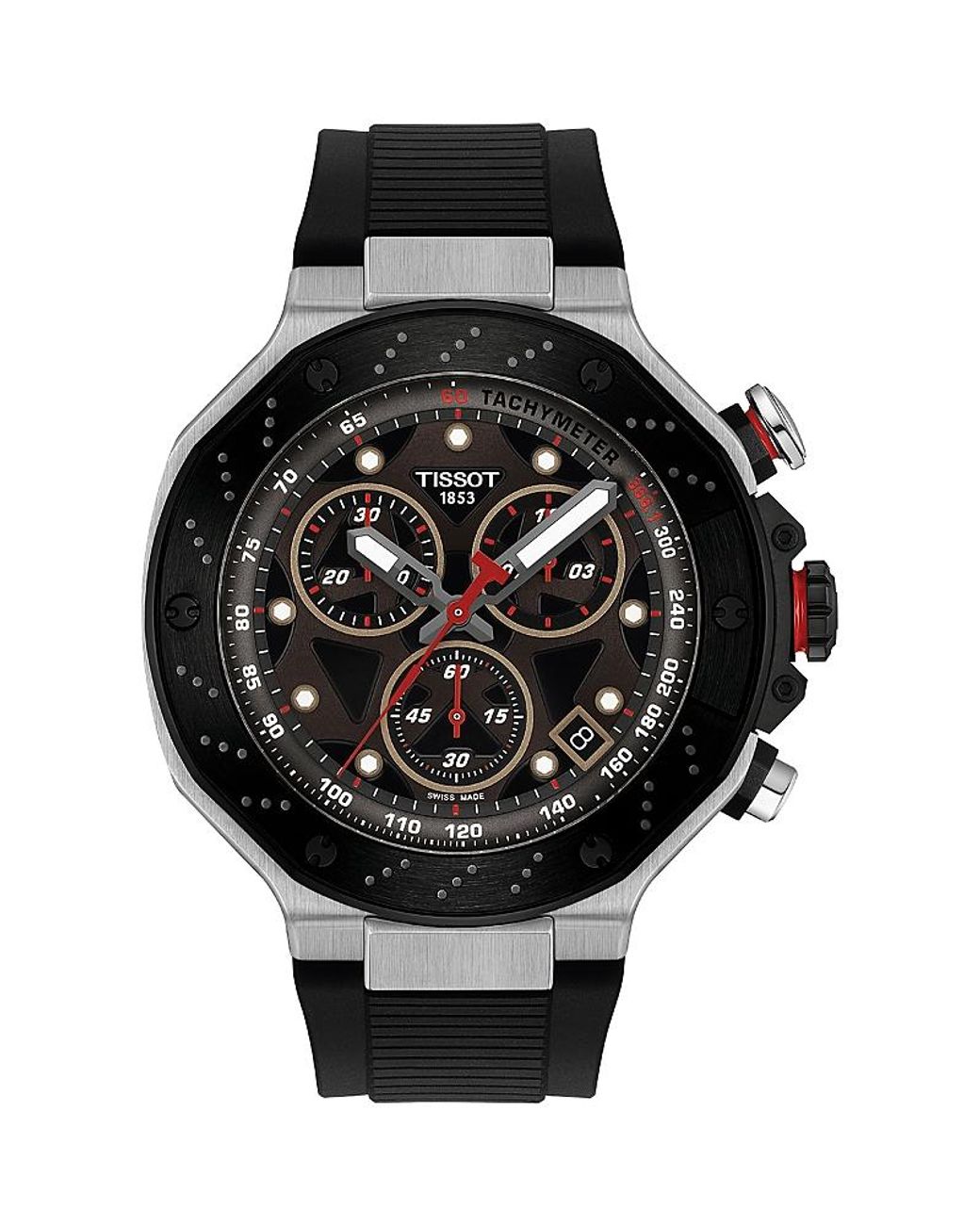 Tissot T-Race Chronograph, 45Mm in Black for Men | Lyst