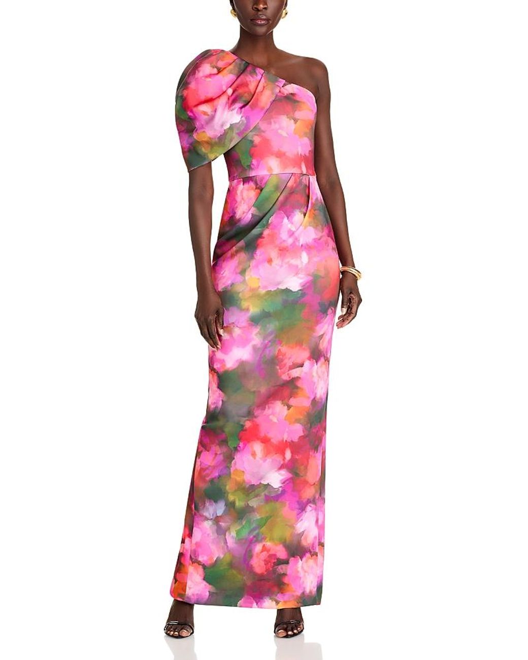 Black Halo Egan Floral Gown in Pink | Lyst