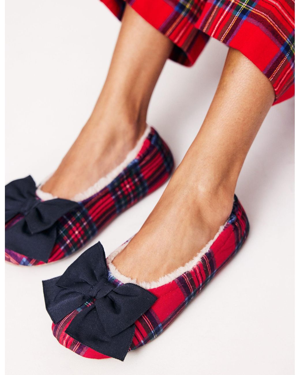 Boden Bow Slippers | Lyst