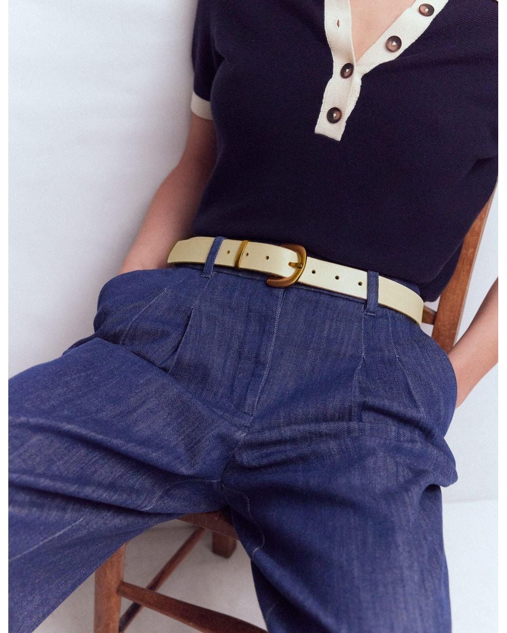 Boden Chunky Hardware Belt in Metallic | Lyst UK