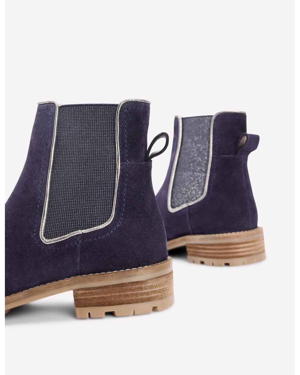 Boden Freya Chelsea Boots in Blue | Lyst UK