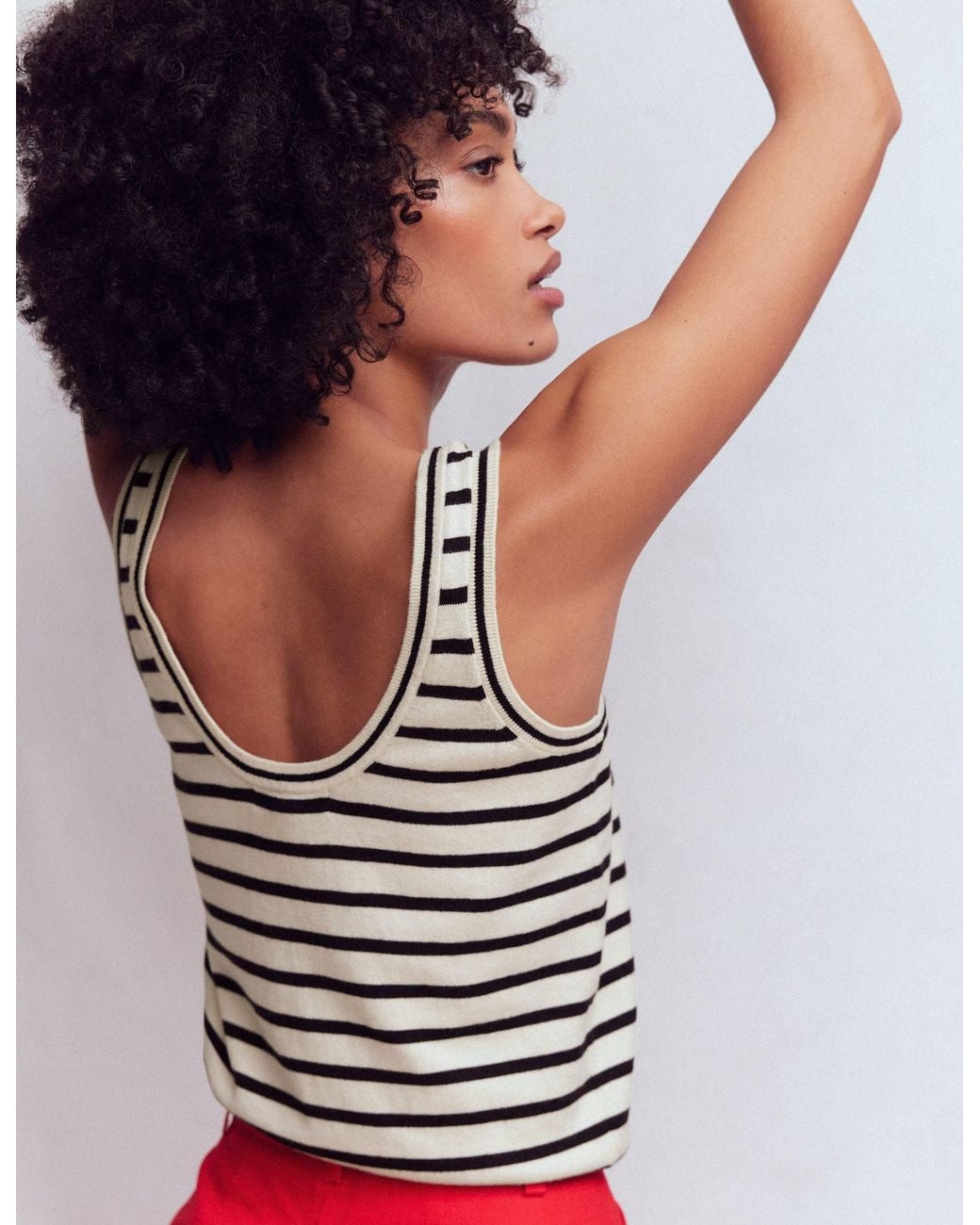 Boden Liz Knitted Tank in Brown | Lyst