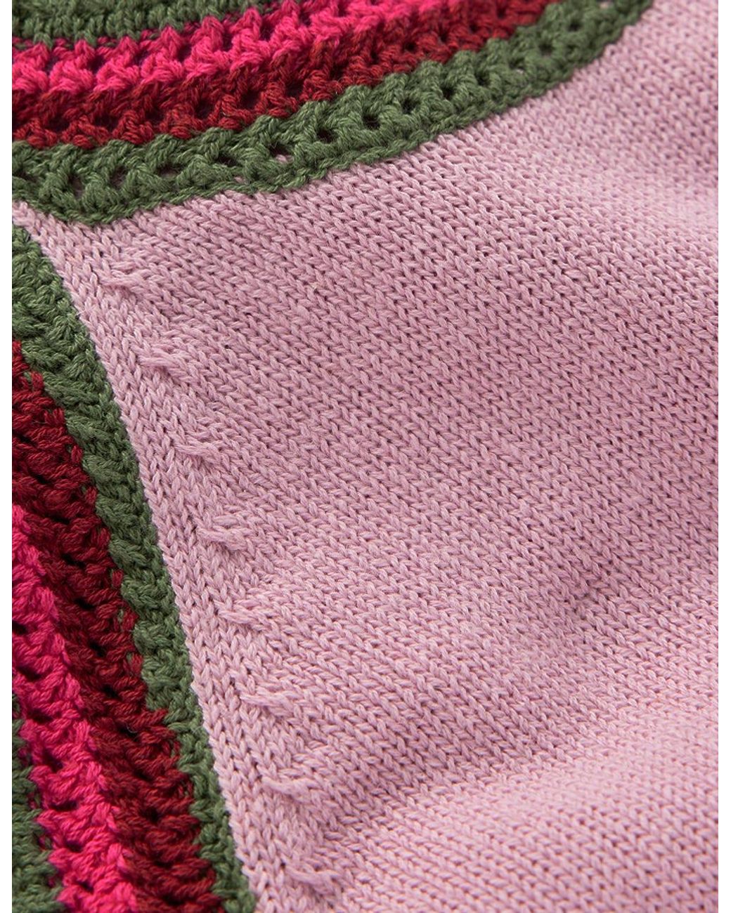 Boden Saffron Crochet Racer Tank in Purple | Lyst