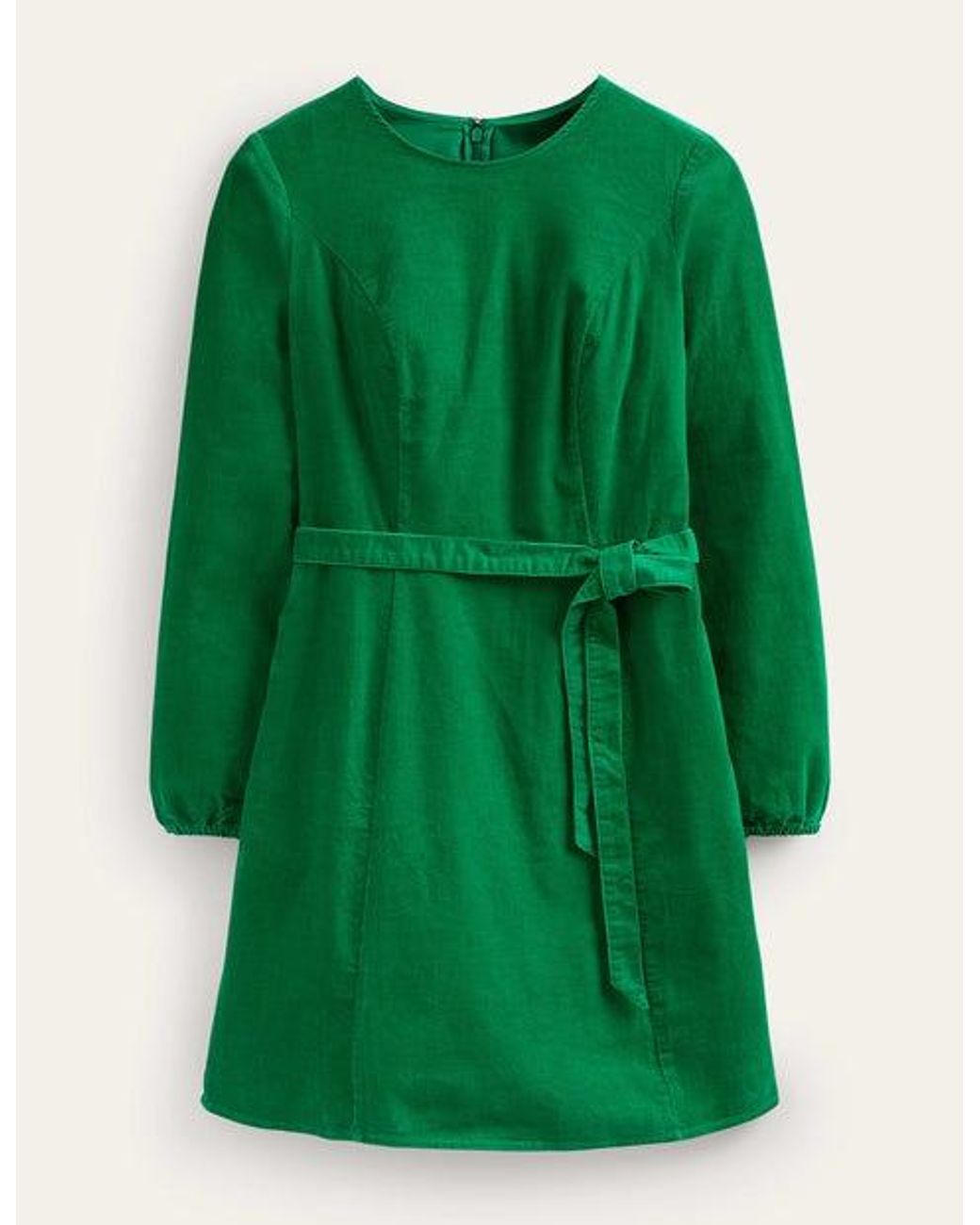 Boden Harriet Cord Dress in Green | Lyst