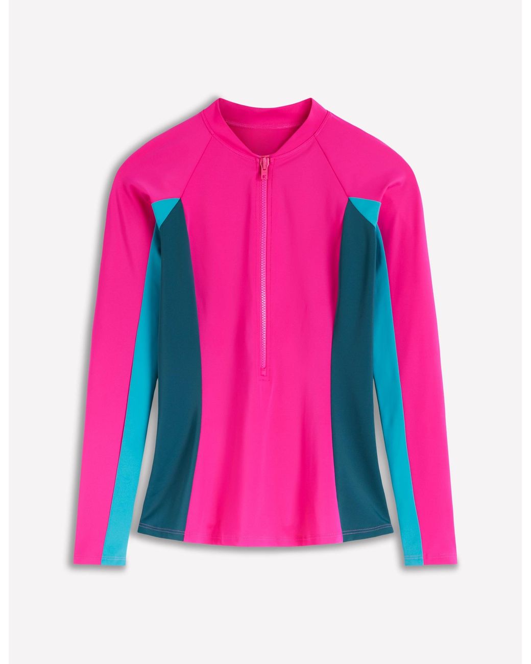 Boden Long Sleeve Rash Guard Top in Pink | Lyst