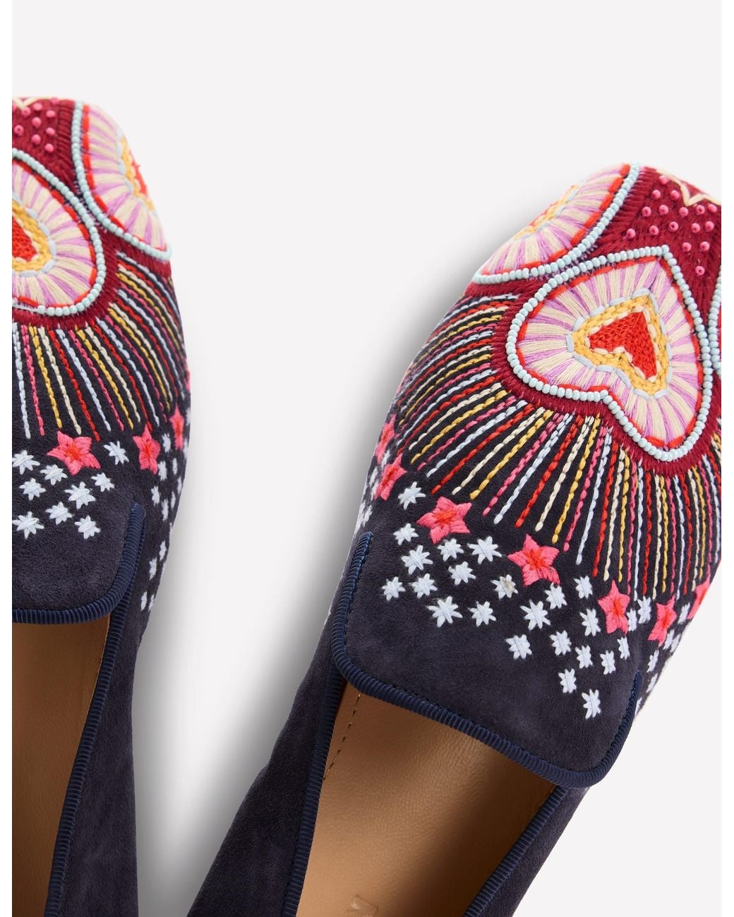 Boden Slipper Cut Loafers in Purple | Lyst