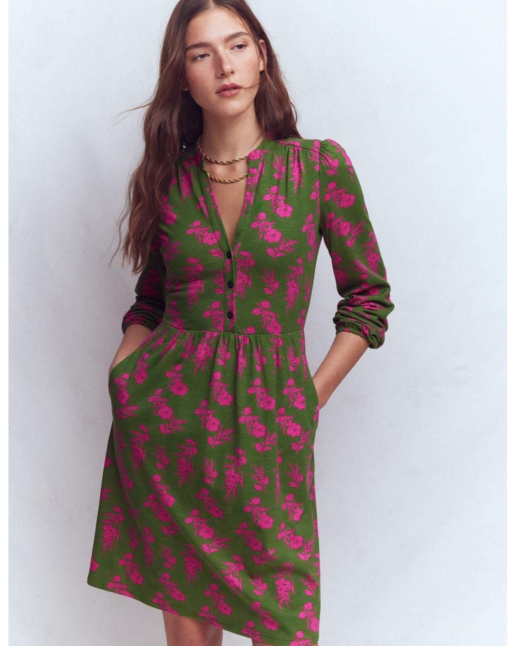 Boden Amy Short Jersey Dress | Lyst UK
