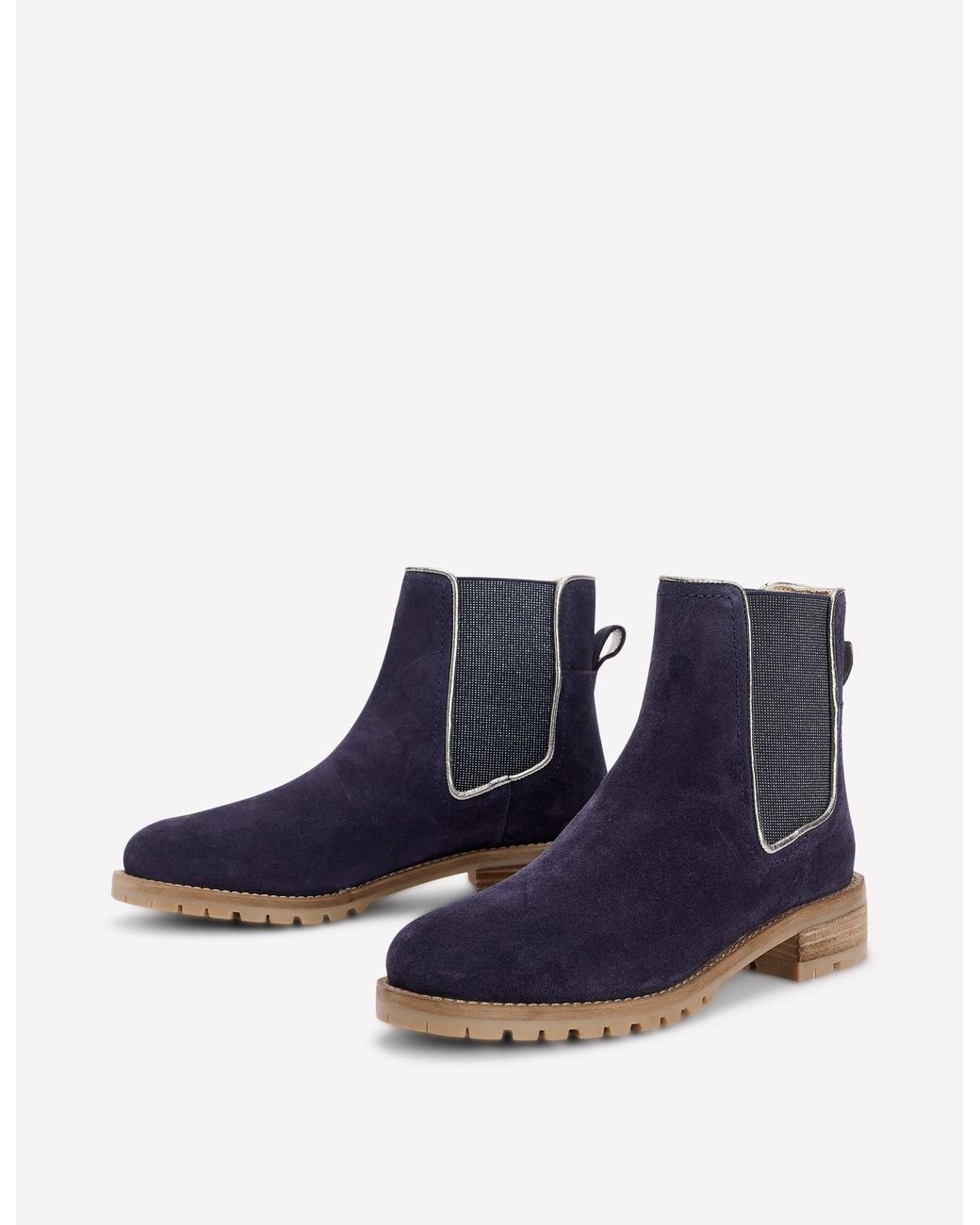 Boden Freya Chelsea Boots in Blue | Lyst UK