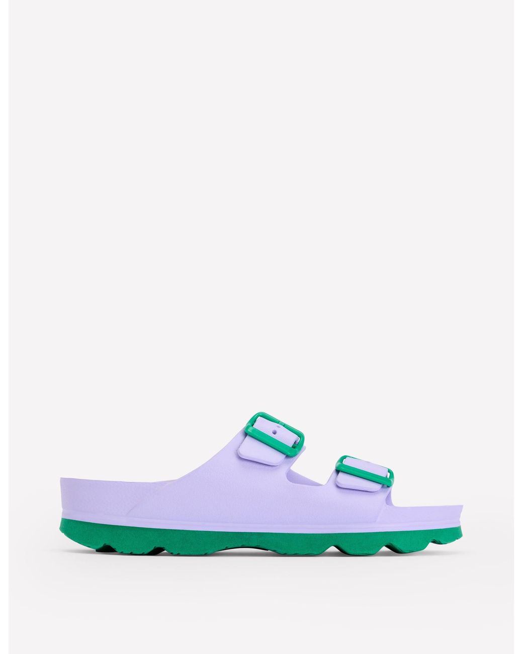 Boden Lyla Double Buckle Sliders in Blue | Lyst