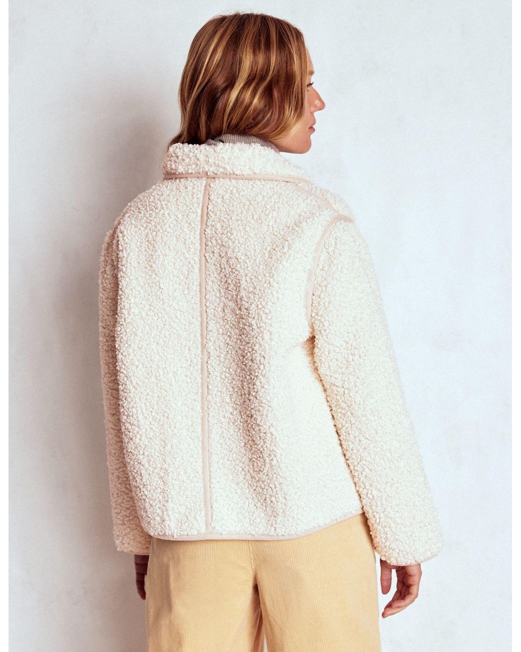 Boden Borg Jacket in Natural | Lyst