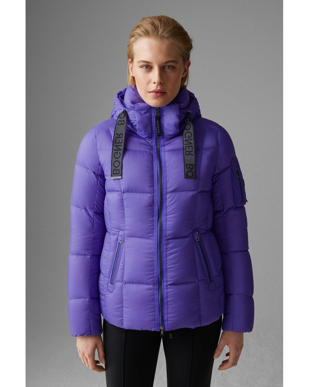 Bogner Felina Down Jacket in Purple | Lyst