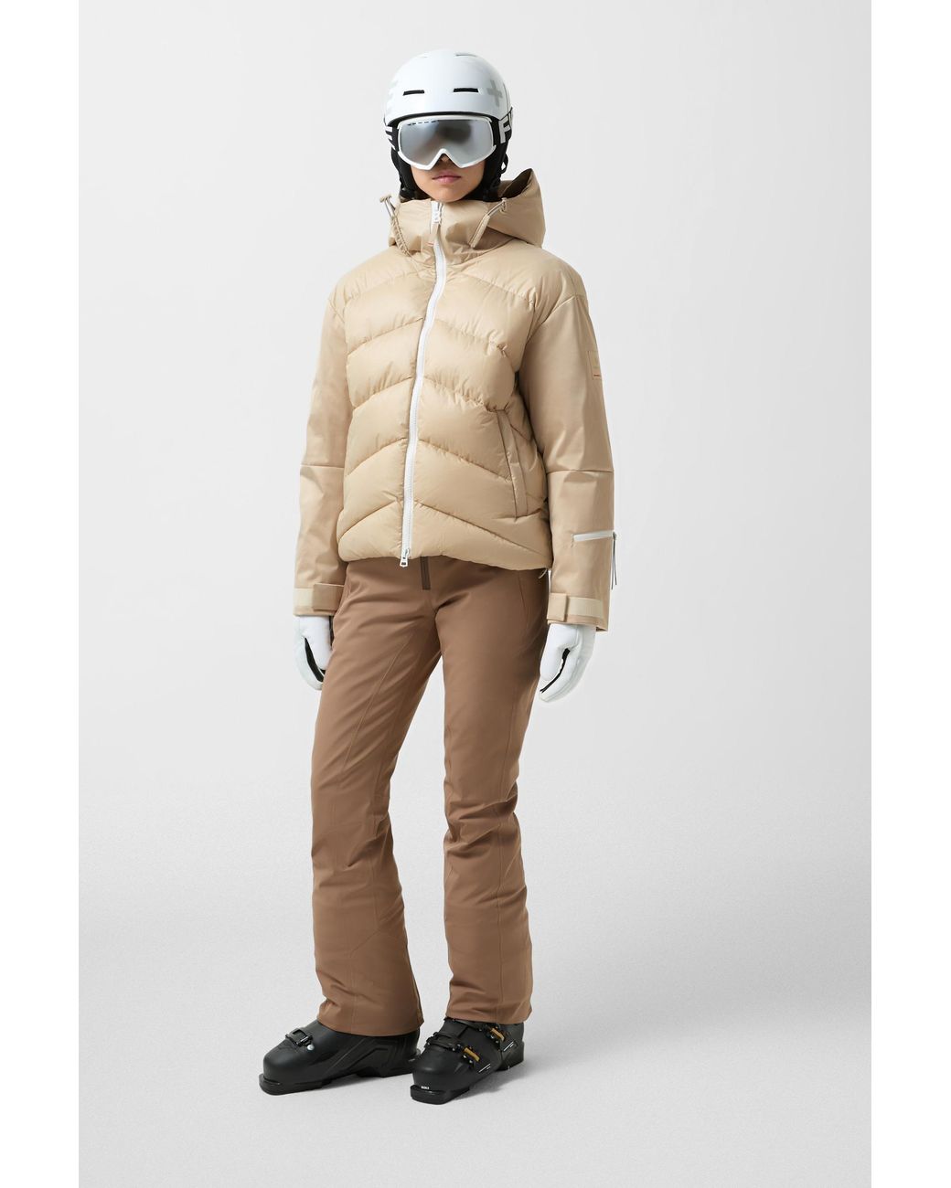 Bogner Fire + Ice Talina Quilted Jacket in Natural | Lyst
