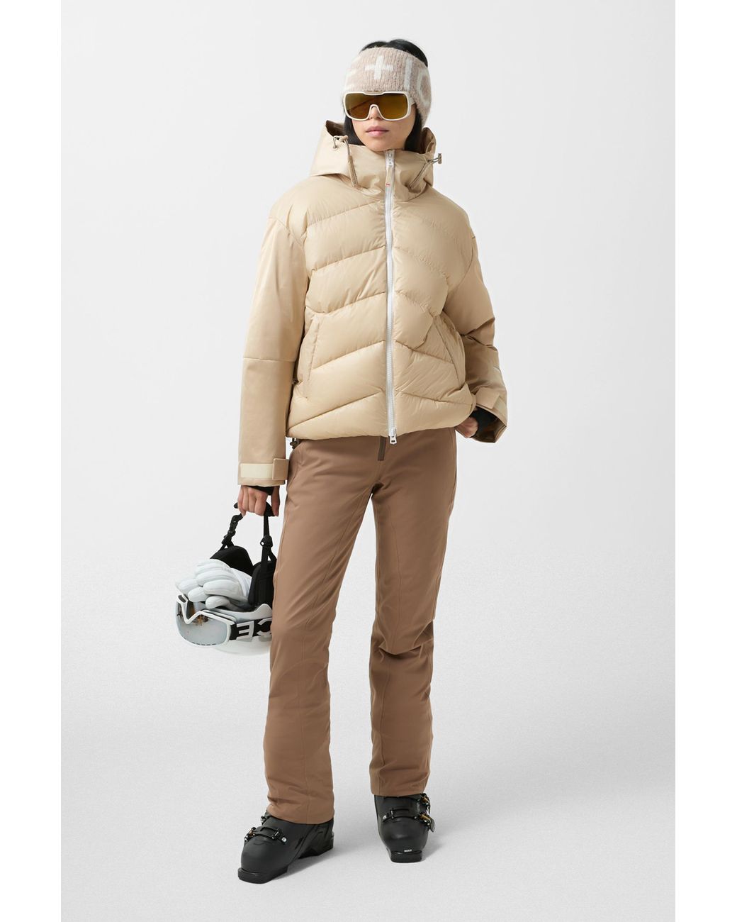 Bogner Fire + Ice Talina Quilted Jacket in Natural | Lyst