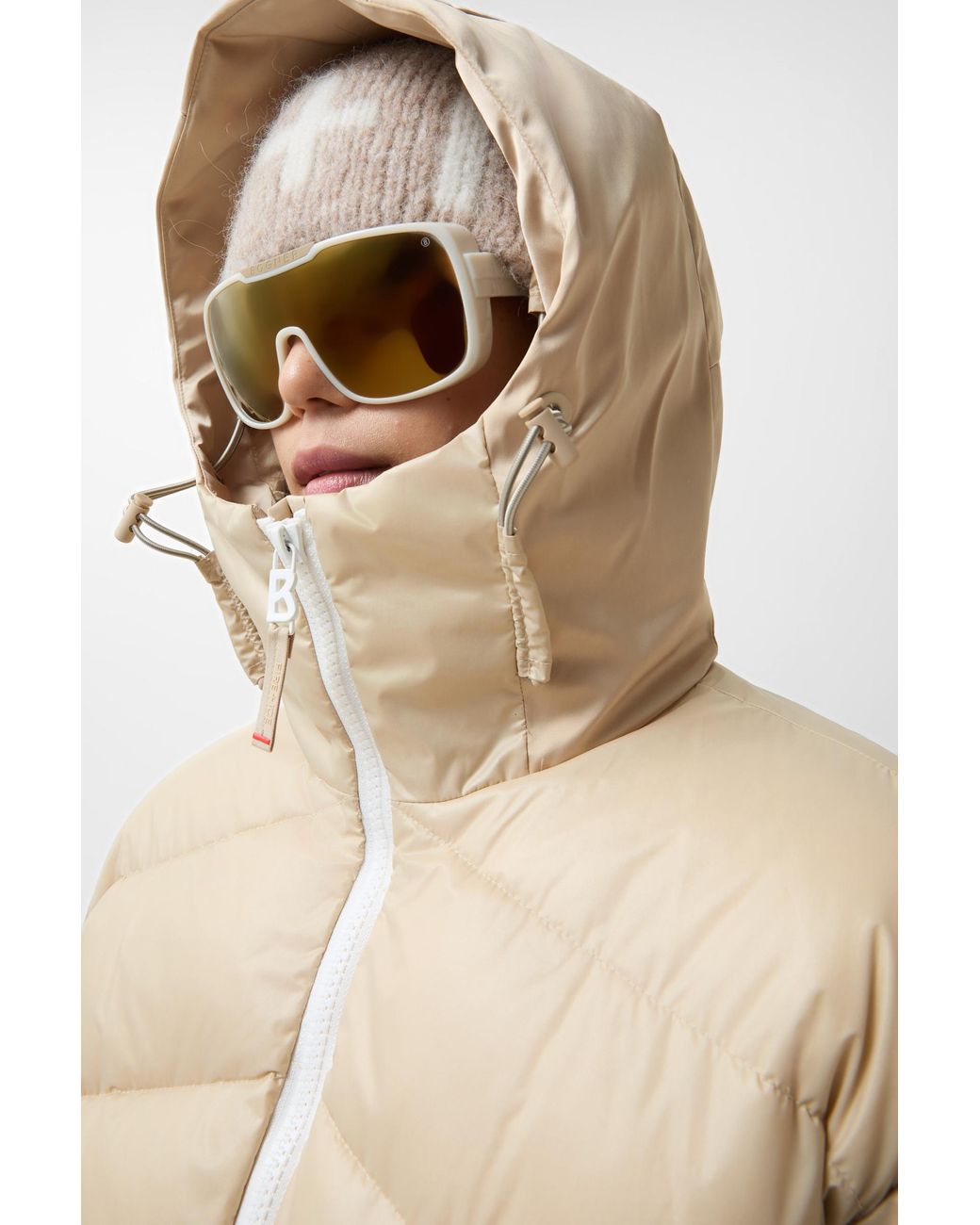Bogner Fire + Ice Talina Quilted Jacket in Natural | Lyst