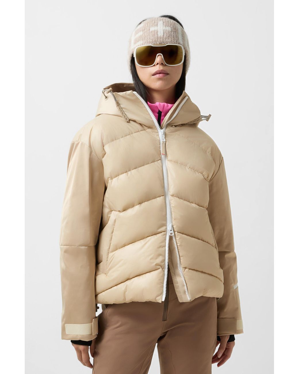 Bogner Fire + Ice Talina Quilted Jacket in Natural | Lyst