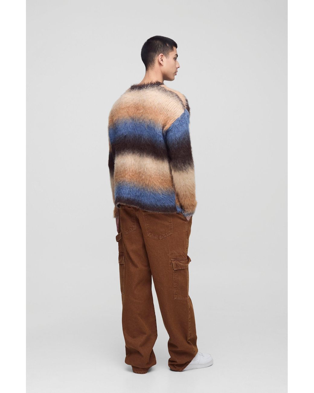 BoohooMAN Tall Relaxed Fit Carpenter Cargo Jeans in Brown for Men | Lyst