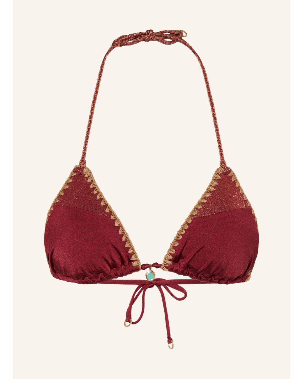 Banana Moon Triangel-Bikini-Top NAZCA BOSCO in Rot | Lyst DE