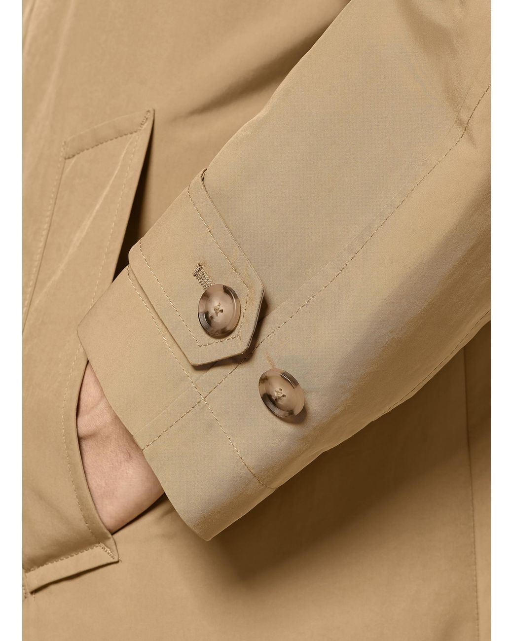 BOSS Mantel COLIN in Natur für Herren | Lyst DE