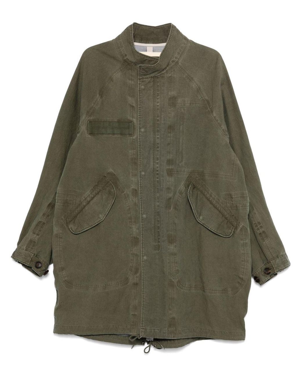 Visvim Six-Five Parka Coat in Green for Men | Lyst