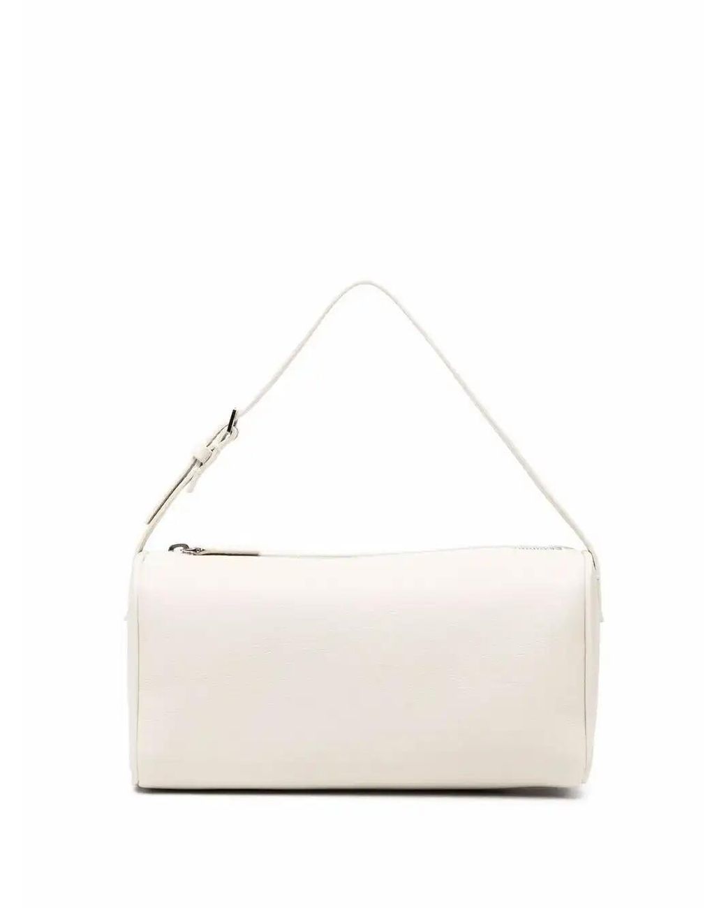 The Row 90S Leather Tote Bag in White | Lyst