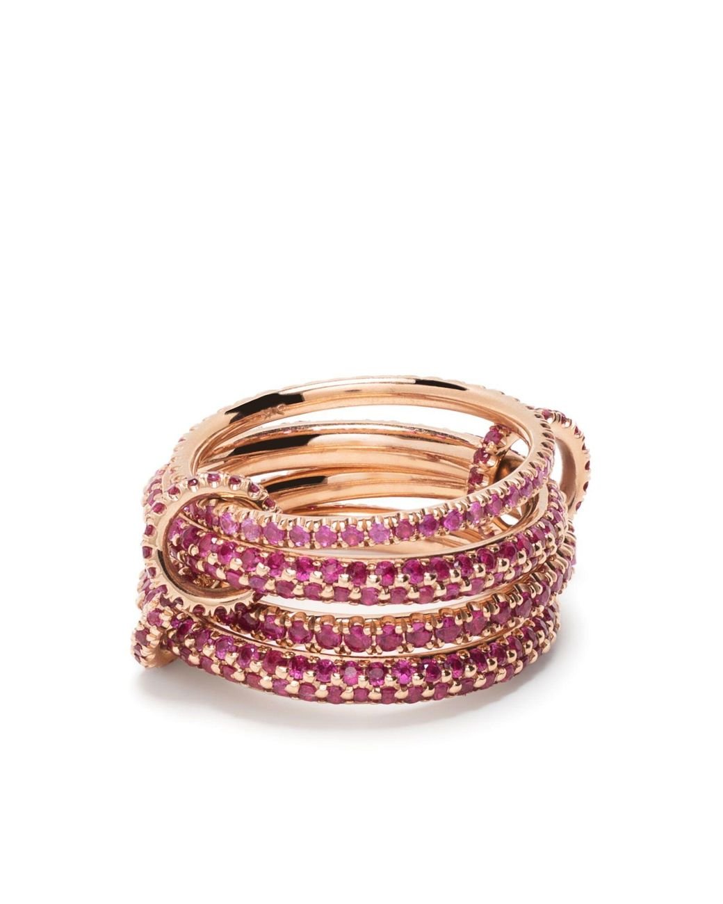 Spinelli Kilcollin 18k Rose Gold Delphinus Rouge Petite Sapphire And ...