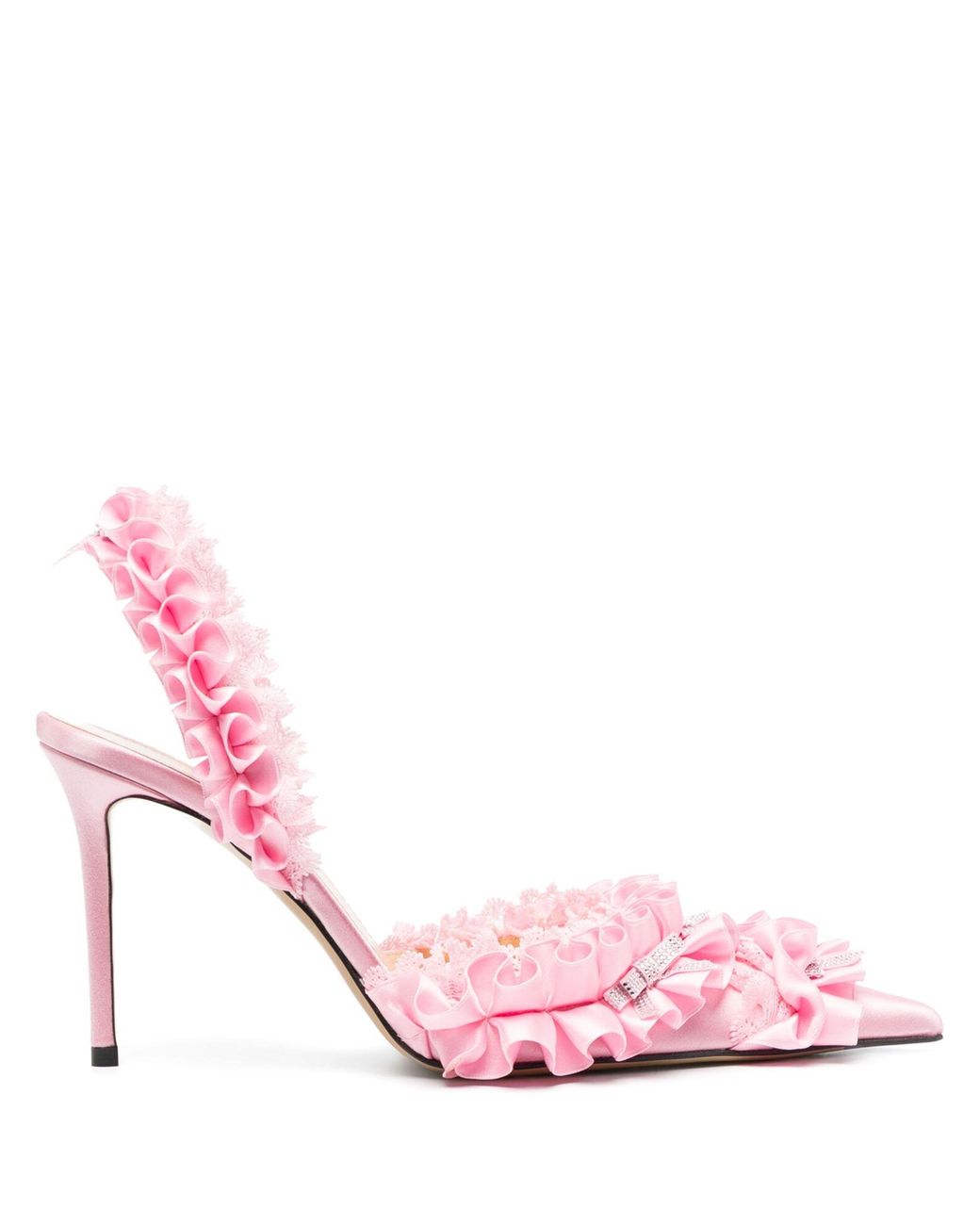 Mach & Mach Beauty Of Antoinette 100mm Satin Pumps in Pink | Lyst