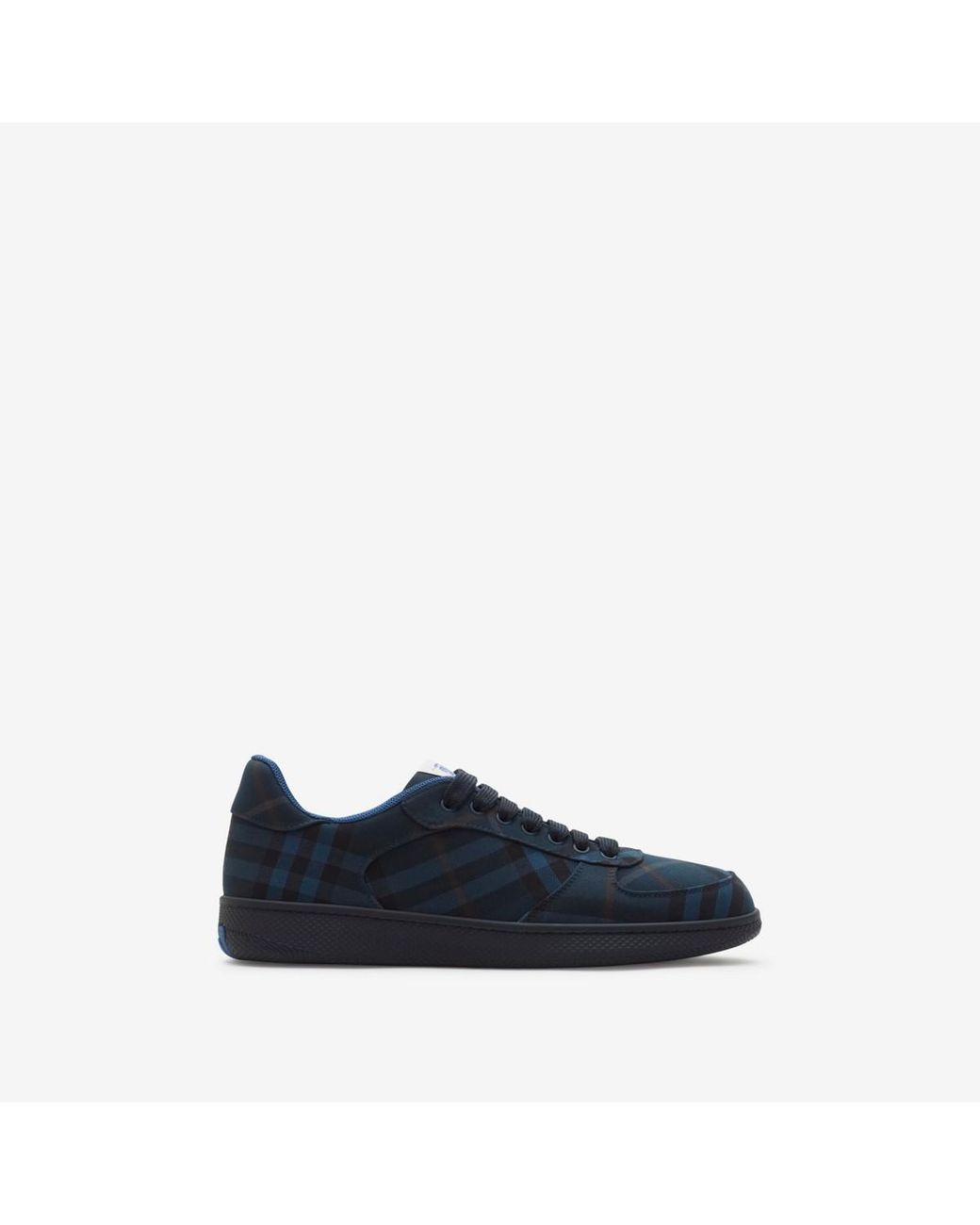 Burberry Check Terrace Sneakers in Blue for Men | Lyst
