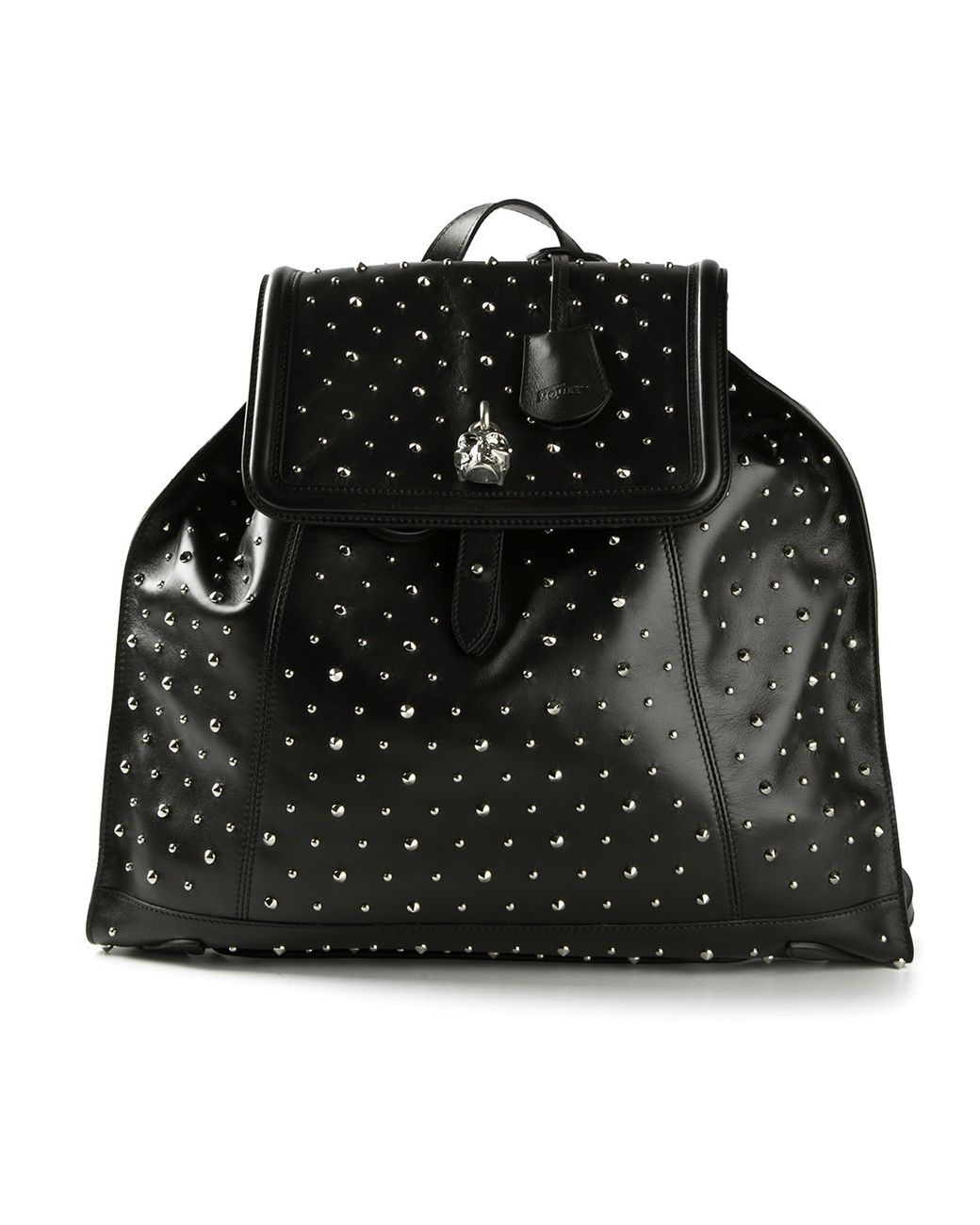 McQueen Studded Backpack in Black | Lyst McQueen Studded Backpack in Black | Lyst