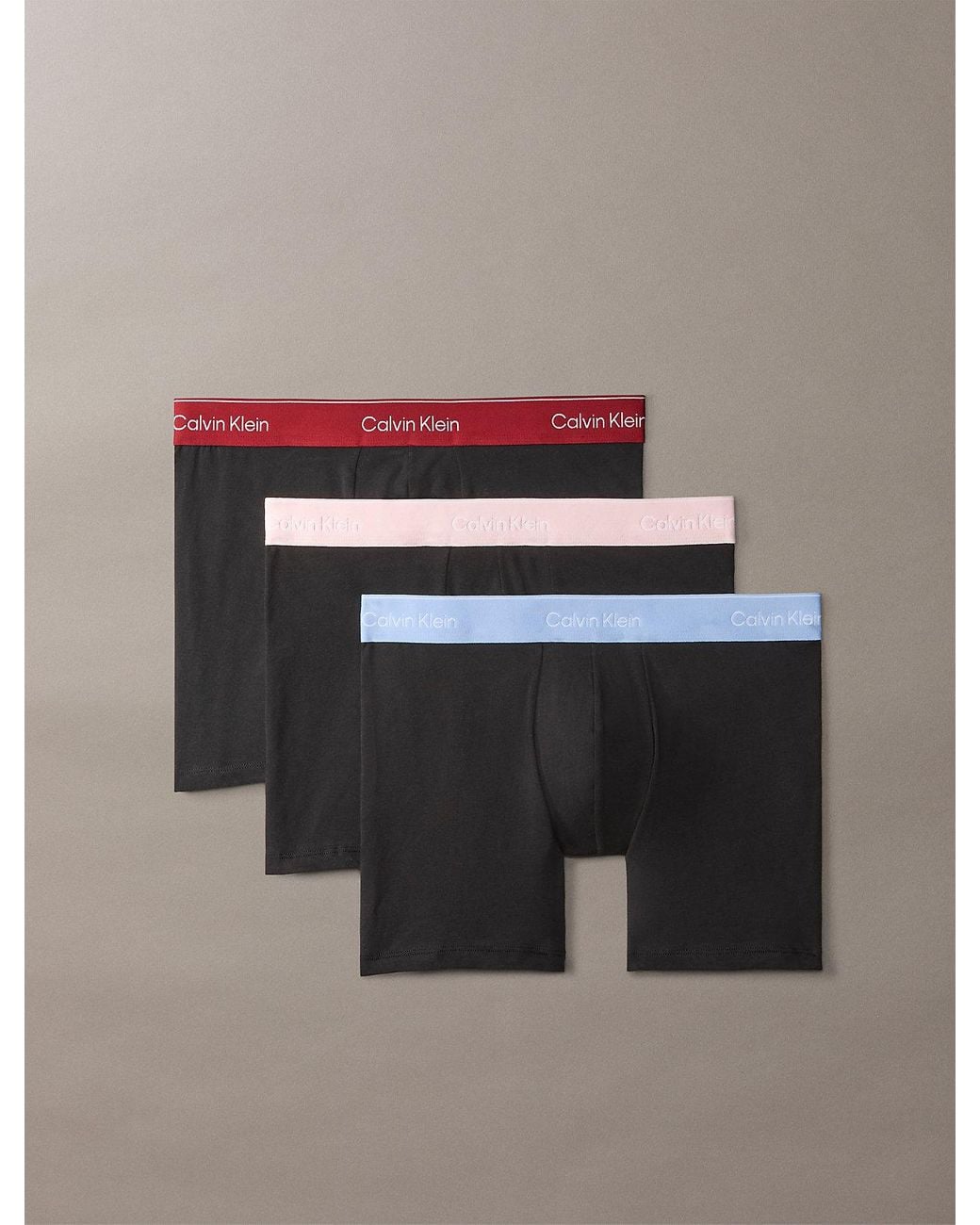Calvin Klein 3 Pack Boxer Briefs for Men | Lyst UK