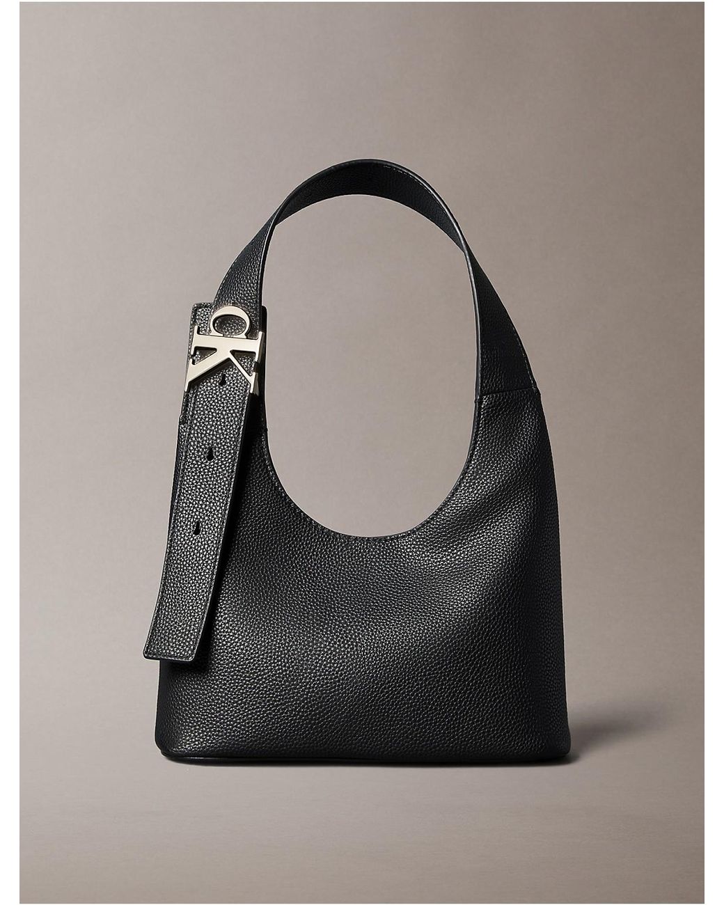 Calvin Klein Archive Hardware Mini Shoulder Bag in Gray | Lyst