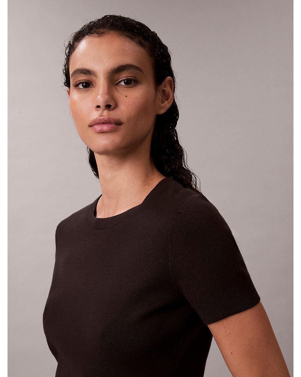 Calvin Klein Half Milano Tee | Lyst UK