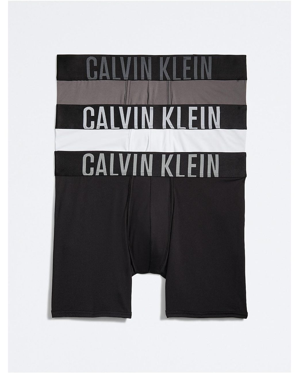 Calvin Klein Intense Power Micro 3 Pack Boxer Brief In Black For Men Lyst