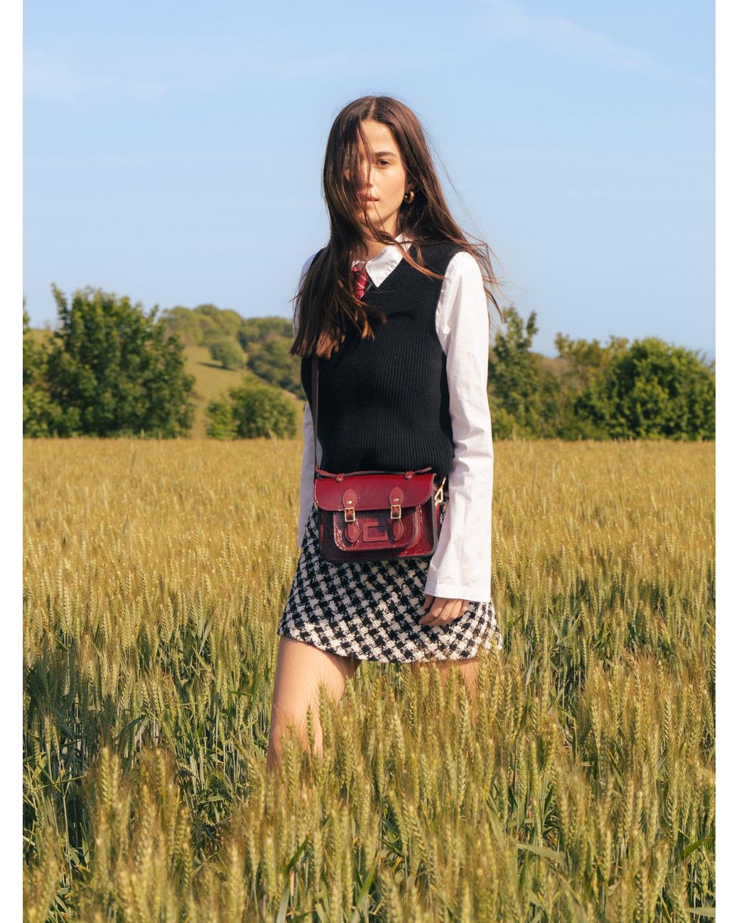 Cambridge Satchel Company The Mini in Red | Lyst