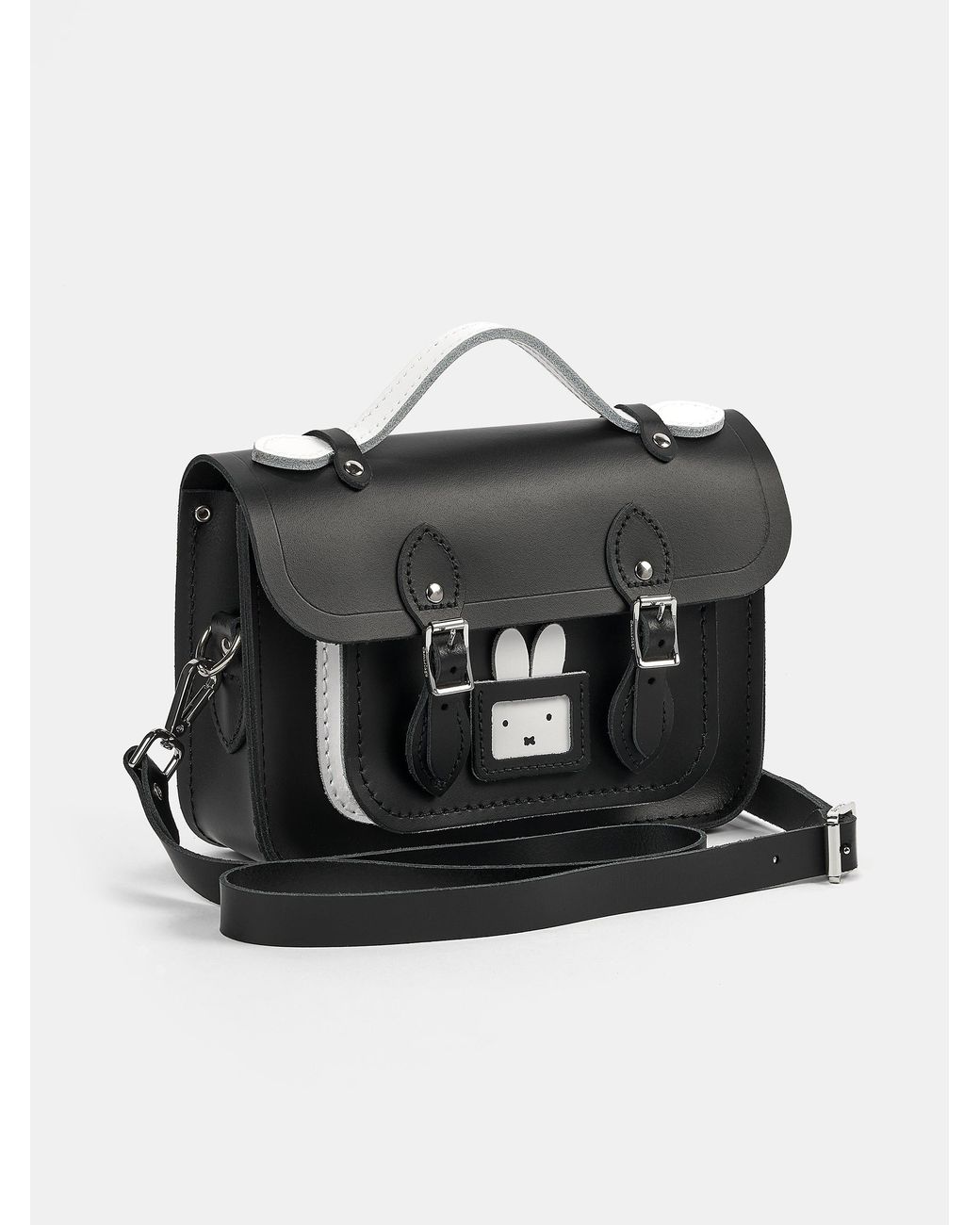 Cambridge Satchel Company The Peekaboo Miffy Mini Satchel in Black | Lyst