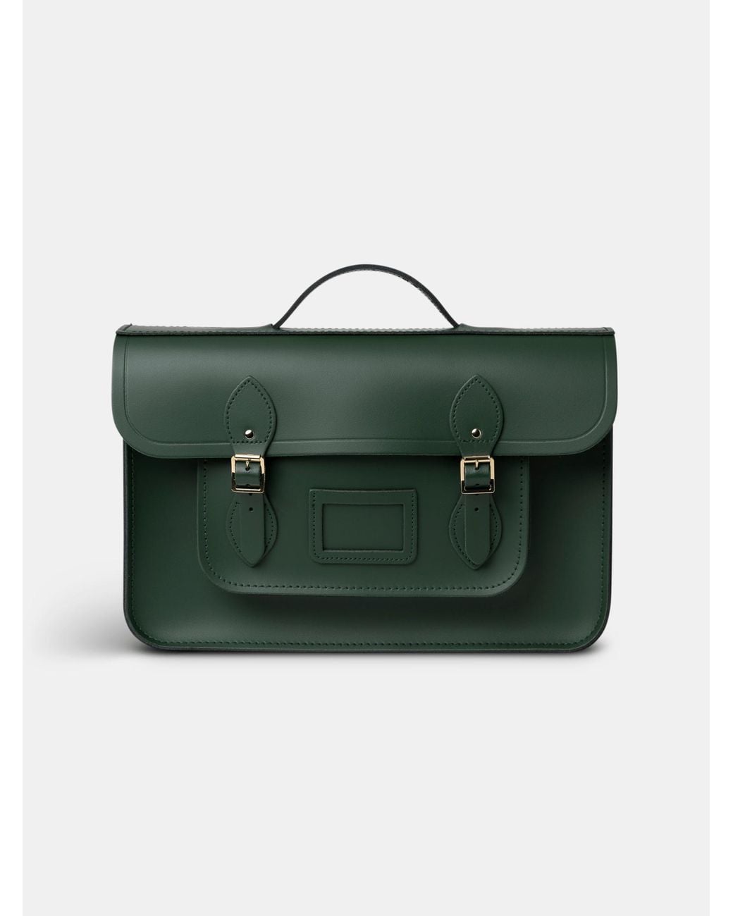Cambridge Satchel Company The 15 Inch Batchel in Green | Lyst UK